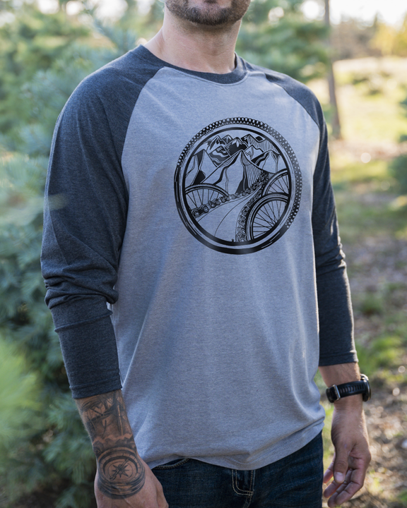 BIKE WORLD - Unisex Eco Long Sleeve Tee – KINDRED COAST